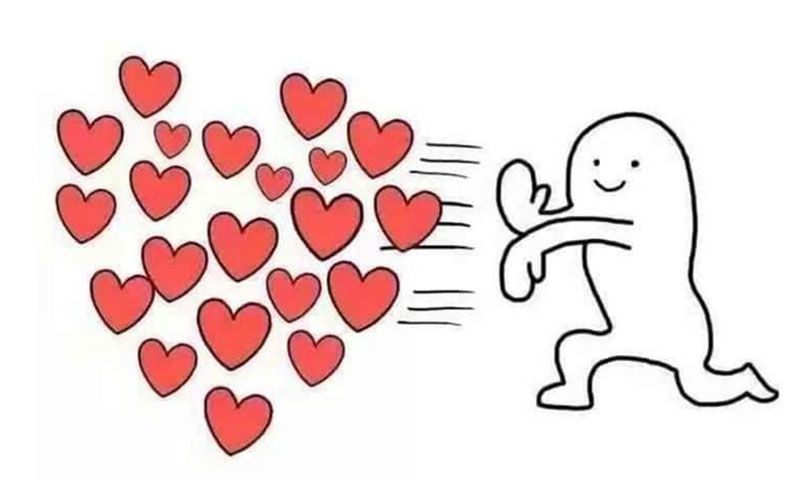 99+ meme bắn tim đẹp, dễ thương nhất để bày tỏ tình cảm